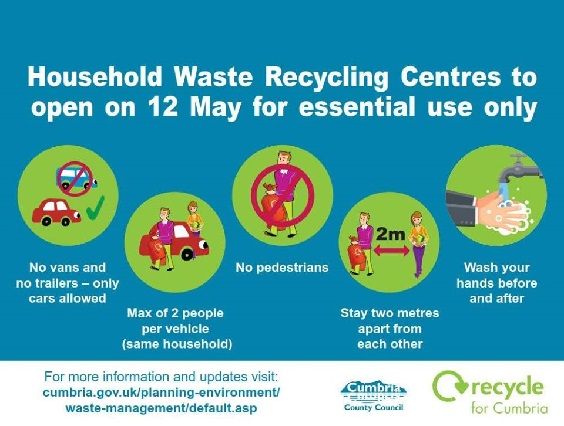 Cumbria County Council Announce The Reopening Of Household Waste ...