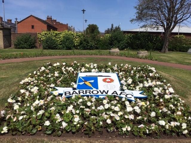Coronation Gardens Sports The Barrow AFC Badge To Celebrate The Club’s ...
