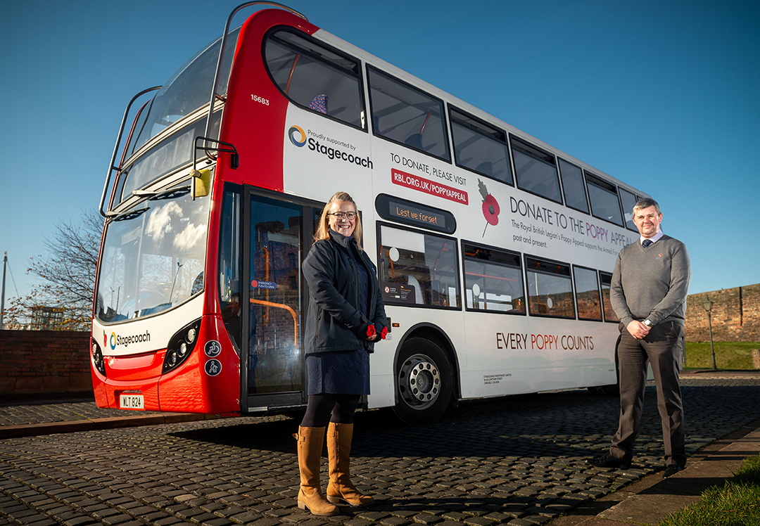 Stagecoach Unveils ‘Poppy Bus’ Ahead Of Remembrance Day 2020 – THE ...