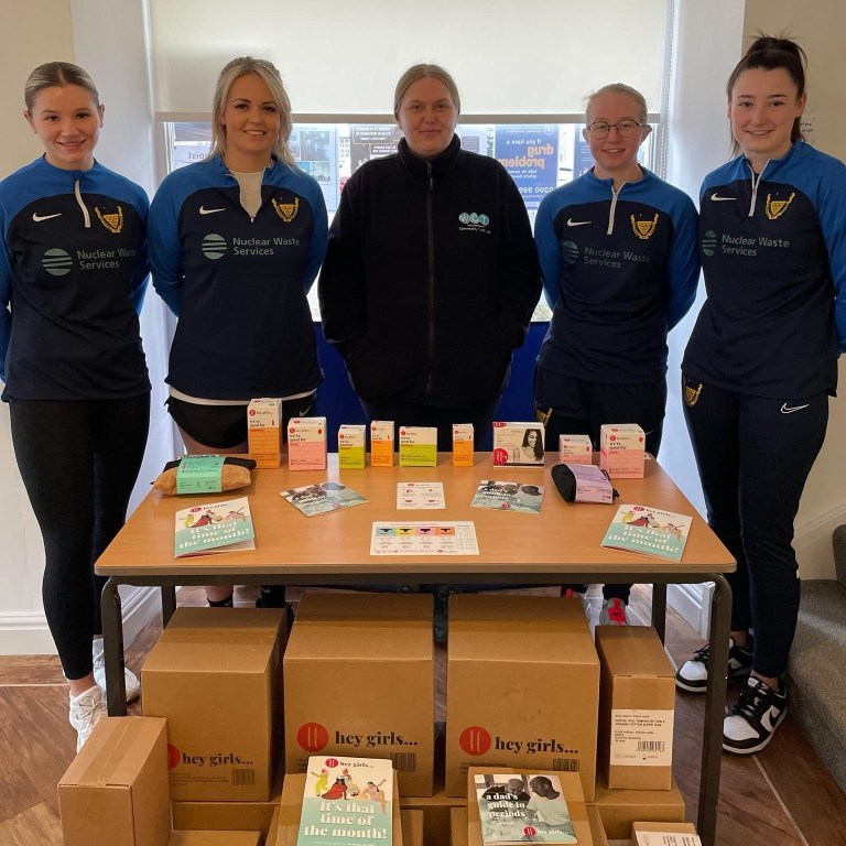 Cumbrian Football Club Signs Up With Hey Girls To Tackle Period Poverty ...