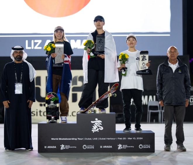 Japan Takes Top Steps At World Skateboarding Tour Dubai Street – THE ...