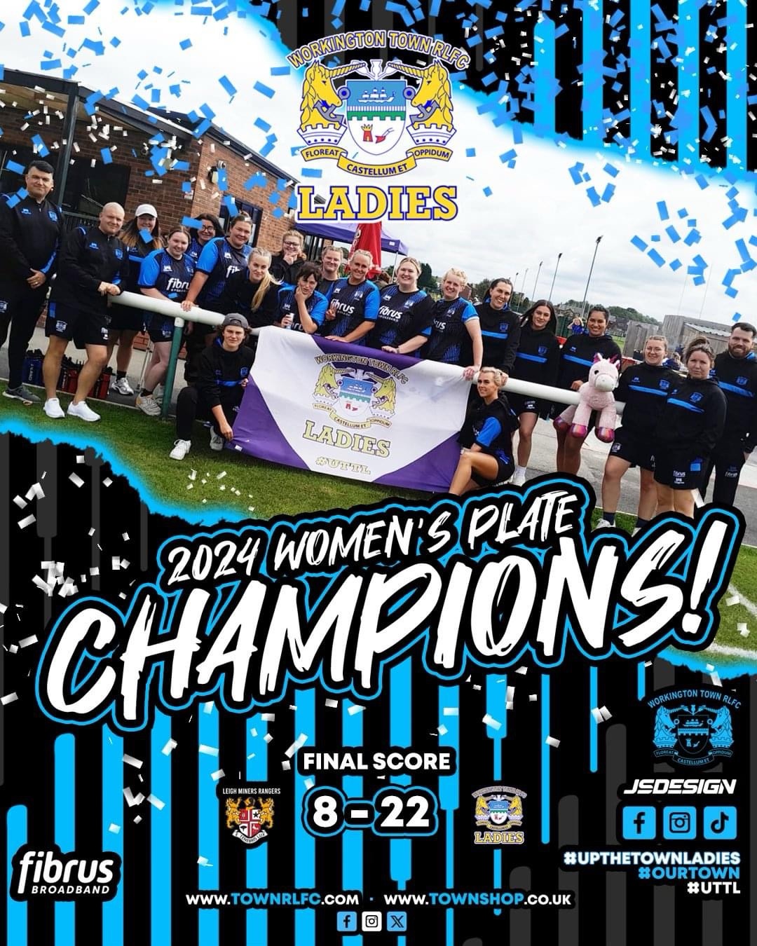 Workington Town Rugby League Ladies Make History With Win In Plate ...