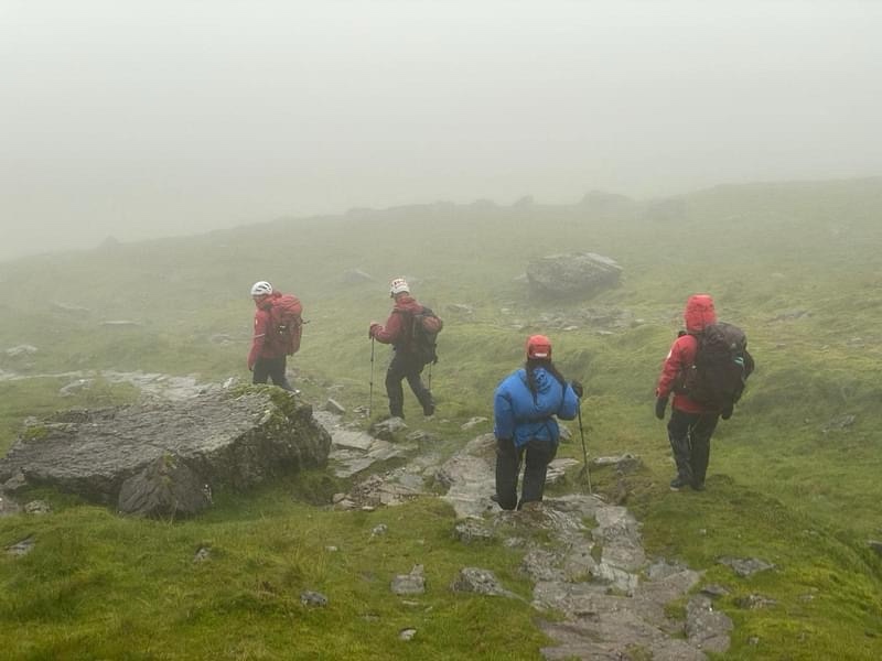 Wasdale Mountain Rescue Guide Lost Walker Down Off Scafell Pike – THE ...
