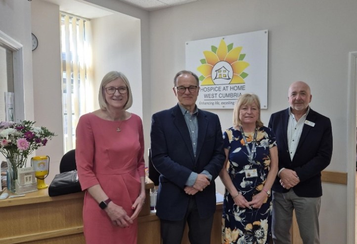 Lord Lieutenant visits Hospice At Home West Cumbria to learn about the ...