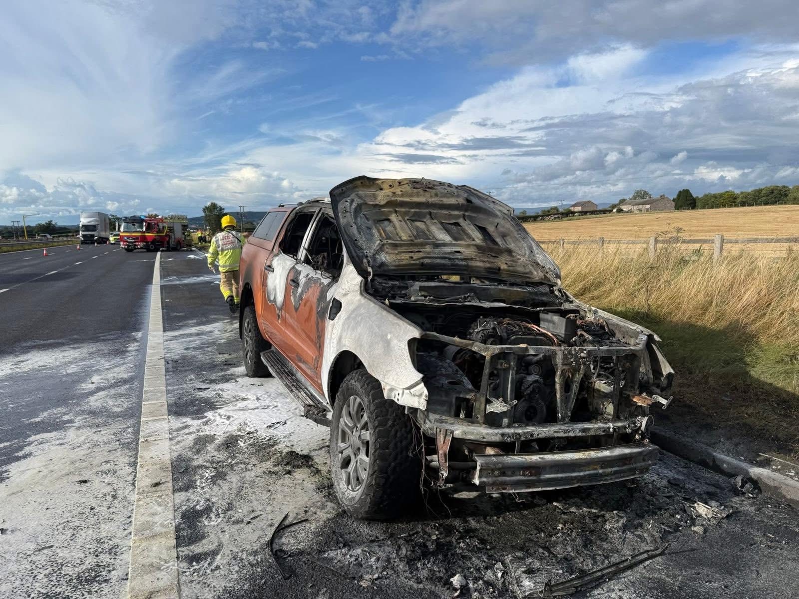 M6: Penrith and Shap fire station called to vehicle fire on the ...